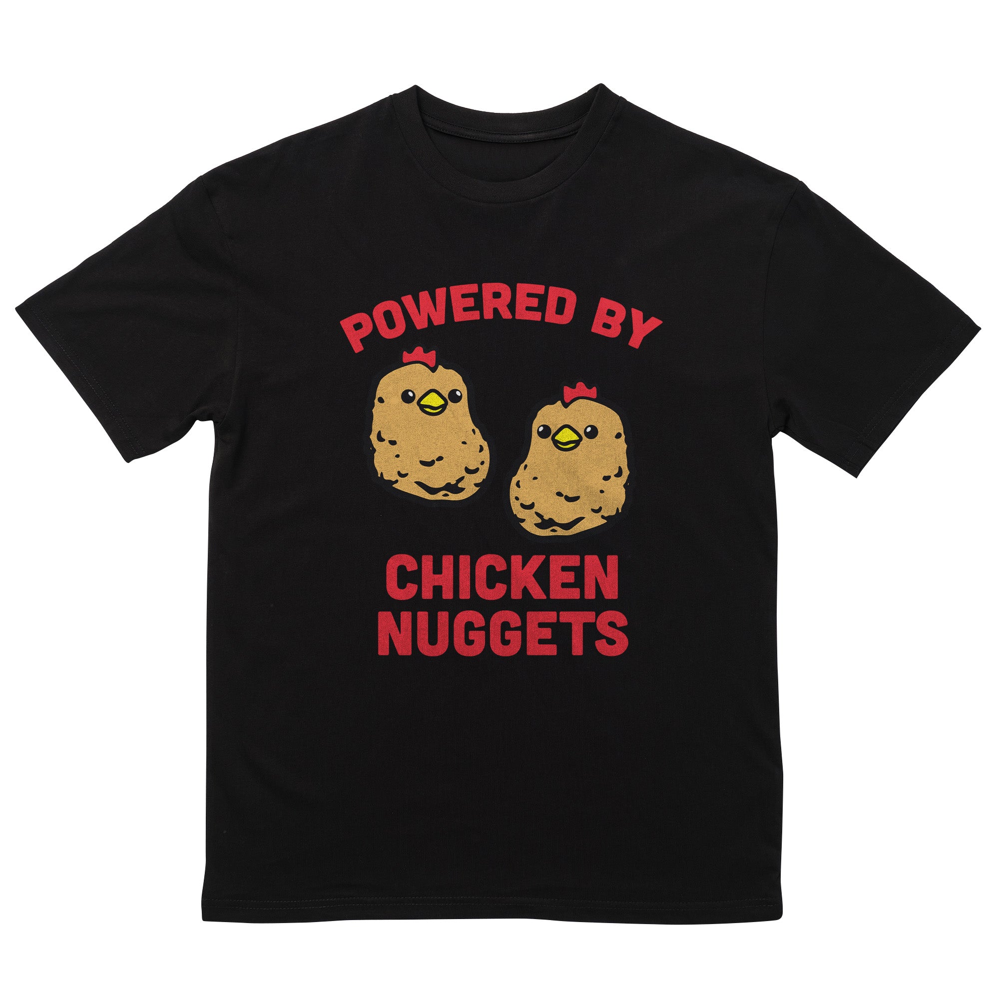 Powered Chicken Nuggets T-Shirt | Funny T-Shirt