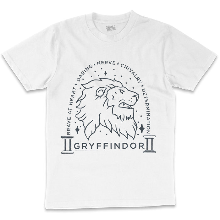 Gryffindor Monochrome T-Shirt | Official Harry Potter Merch