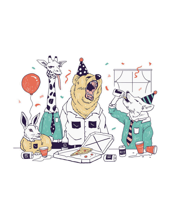 Party Animals Funny Animals Drinking Beer Booze Artsy Nature Pets Cott